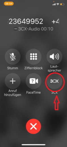 Weiterleitung Anruf aus der 3CX App am Mobiltelefon - Favorit.net - Ihr ...